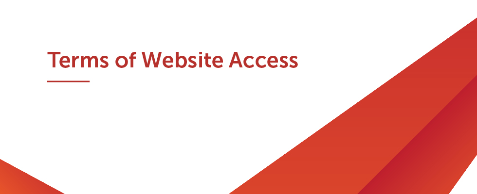 Terms of Website Access